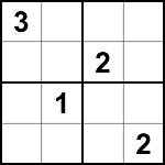 Sudoku in verschiedenen Größen - puzzlephil